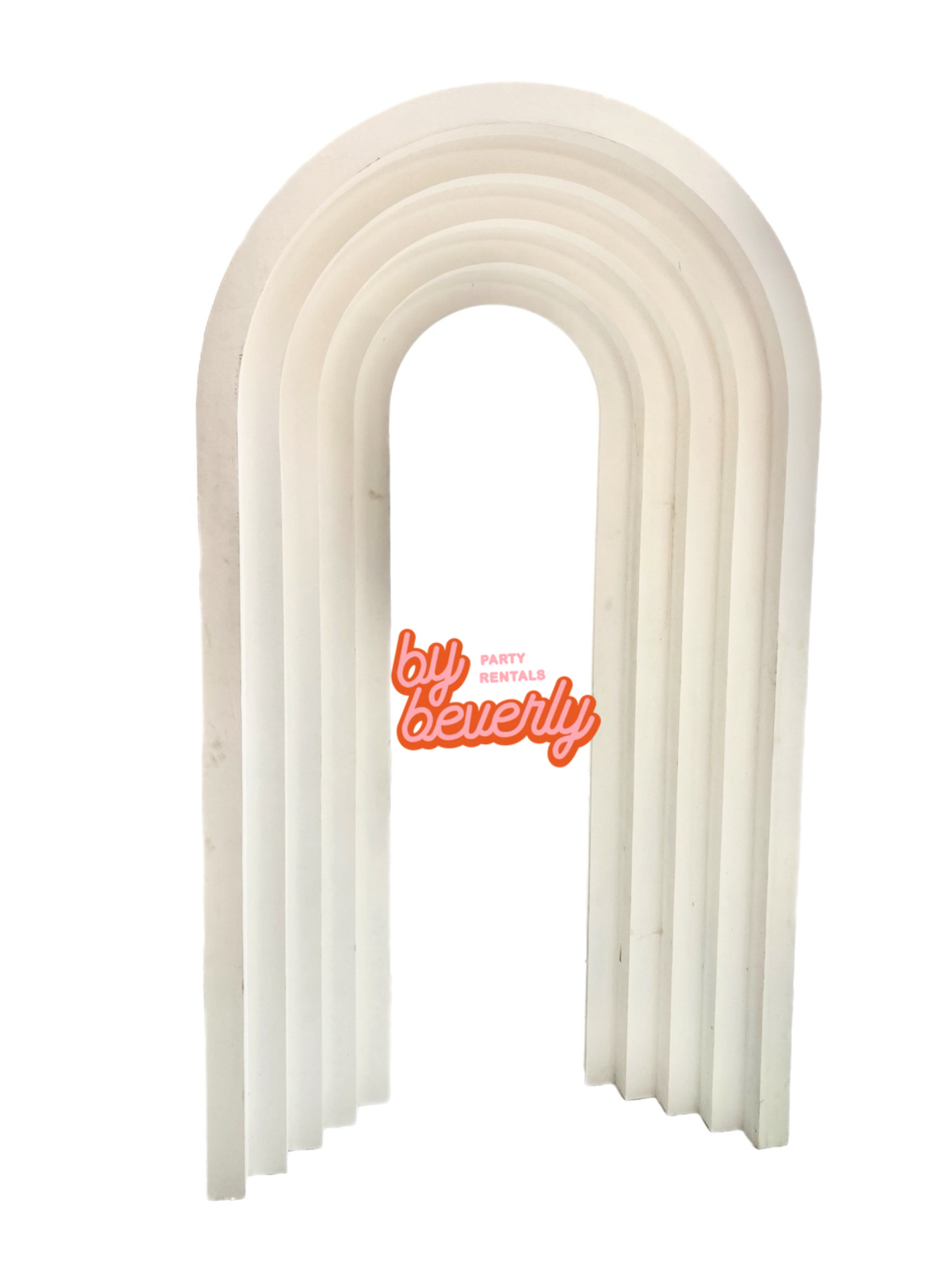 3D Layered Arch Backdrop – By Beverly Party Rentals