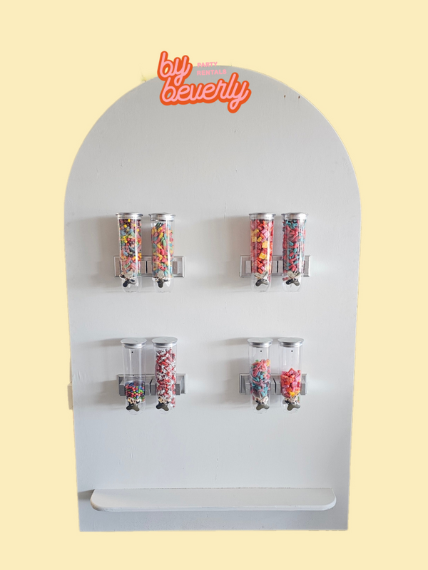 Sweet Candy Dispenser Wall – By Beverly Party Rentals
